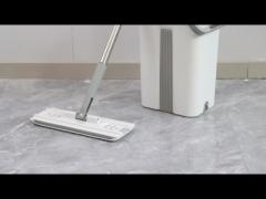 Household Long Handle Flat Squeeze Flat Mop Head Dust Microfiber Mop Bucket Rectangle 1.9kg