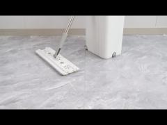 360 Flat Bottomed Wiping Mop Set Flat Hand Free Wet And Dry Self Squeeze Mop & Bucket Set
