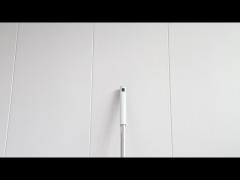 360° Hands Free Microfiber Self Wringing Flat Mop 1 Scraper  Tile Floor Cleaning