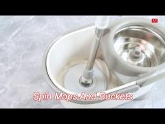 home space 360 rotating round head mop and bucket set 46*28*25 cm yb 8017