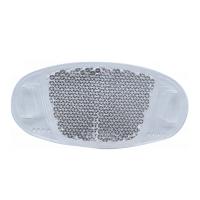 China Custom Bicycle Reflex Reflectors CPSC AS BS ISO White Amber Clip On 0.1 lb for sale