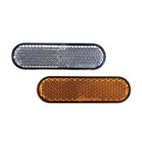 China Custom Scooter Reflex Reflectors E-Mark Amber White 5000 MOQ Durable Safety for sale