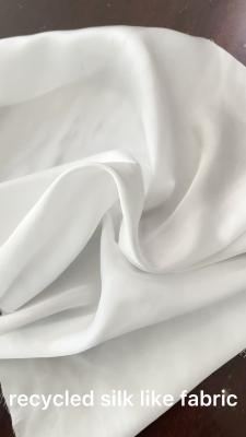 China Factory direct sales of recycled chiffon satin fabric for women dress for sale