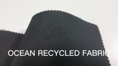 China Chinese factory 100% ocean-bound plastic bottles Recycled Polyester 150d2/2 Twill Gabardine for sale