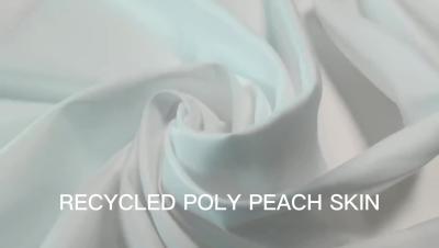 China Cheap Made In China Marine Recycled Poly Peach Skin Recycle Fabric for sale