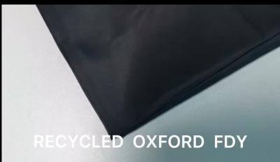 China Chinese factory Lining material and case fabric Oxford Fabric polyester RECYCLED  OXFORD FDY for sale