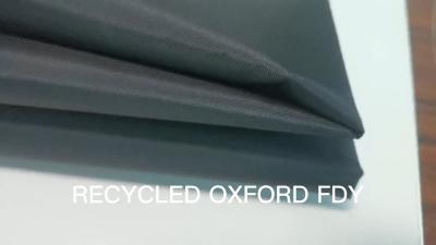 China 2021 New Products RECYCLED POLY 300D 90T 100%polyester fabric oxford for sale