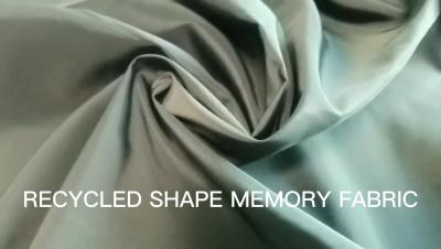 China recycled shape memory for Windbreaker down jacket jacket backpack fabric for sale