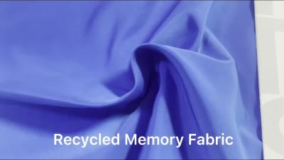 China Recycled Poly Shape Memory Twisting 75d Twill Fabric For Jacket Backpack for sale