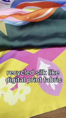 China 100 Silk Fabrics Textiles Print Georgette Fabric Chinese 10mm Dress Bag Plain Custom Chiffon Costume for sale
