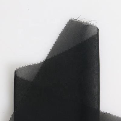 China Lightweight and soft drape pajamas/shirts/evening dress RECYCLED CHIFFON fabric for sale