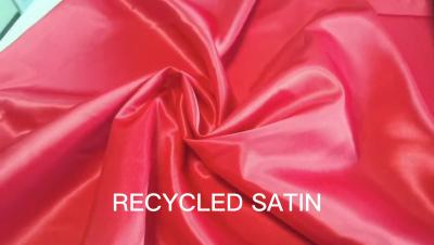 China 2021 New Products Recycled Matt Satin 50*50 Recycle Fabric for sale