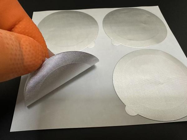 Quality Films Seal Cover Cap Seal Liner Aluminum Foil Seal For Tea Cans Yogurt Cans Self-Adhesive Aluminum Foil Seal for Tea Cans, Coffee Cans & Food Containers for sale