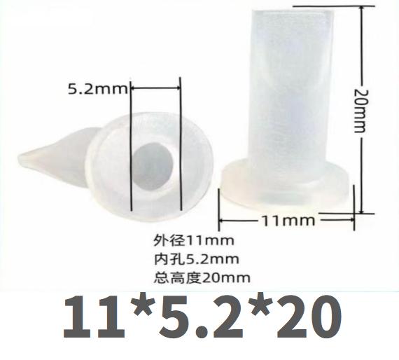 Quality 11×5.2×20mm Industrial Silicone Duckbill Check Valve Food Grade Micro Duckbill Valve for sale