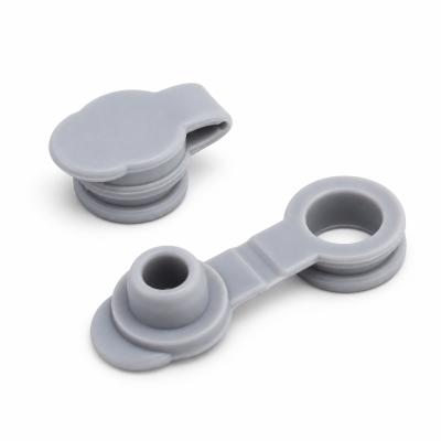 China Food Grade Silicone Straw Plug For 11–12 Mm Cup Lid Holes And 8 Mm Drinking Straws for sale