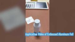 Application Video of Embossed Aluminum Foil Pressure-Sensitive Sealing Liners