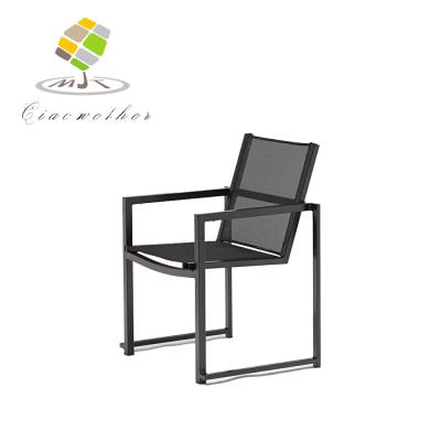 China Material superior e estrutura de alumínio de malha Design moderno Poltrona dobrável para o exterior para desempenho à venda