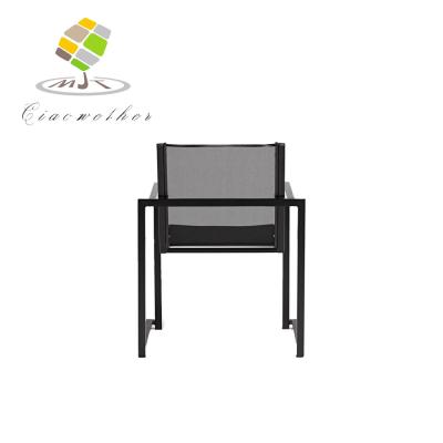 China Material superior e estrutura de alumínio de malha Design moderno Poltrona dobrável para o exterior para desempenho à venda