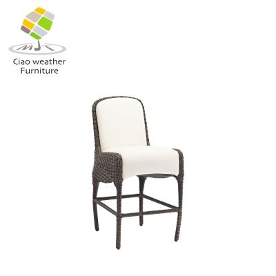 Ensemble de jardin de la villa Patio Rattan Wicker Chaise en aluminium Design meubles intérieurs et extérieurs