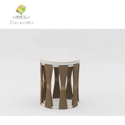 Cina Mobili da esterno salotto patio giardino divano set alluminio design moderno per esterno in vendita