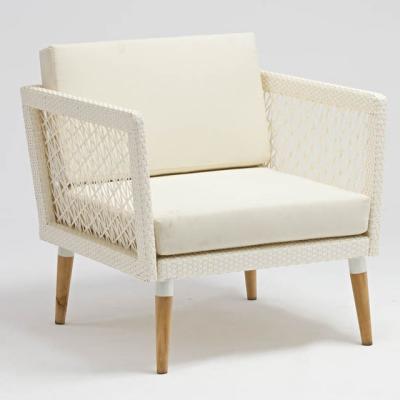 Chaises de jardin en rotin confortables pour le jardin dans un style de design moderne et sans pliage