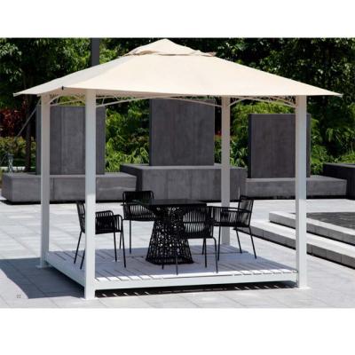 China Buitentoevoer polycarbonaat Gazebo Tuintent met Alu-dakmateriaal en optionele bogen for sale