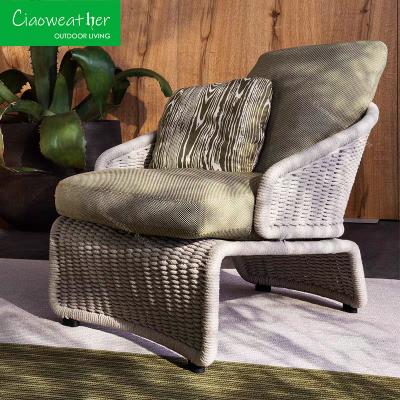 Cina Imballaggio per la posta Sofa di rotino semplice e moderno per cortile e balcone in vendita