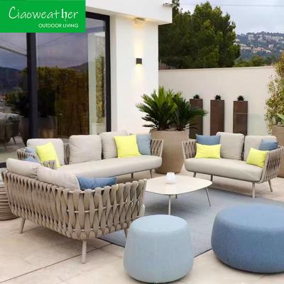 Cina Arredamento per l' esterno moderno per il patio Terrazza solare Divano da giardino di rotino Combinazione in vendita