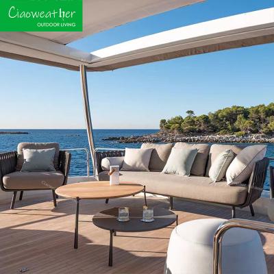 Cina Arredamento per l' esterno moderno per il patio Terrazza solare Divano da giardino di rotino Combinazione in vendita