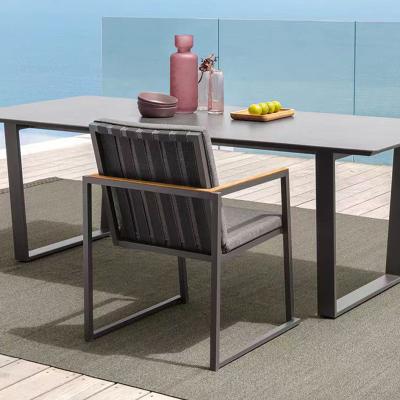 China Customized Color Outdoor Rattan Weaving Garden Chairs for Balcony Dining for sale