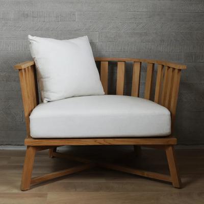 China Outdoor patio meubels Teakhout Tuinchaise Loungesofa Set met prijzen en postverpakking N Te koop