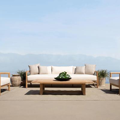 Cina SO1010TW Villa Arredamento esterno Patio in teak moderno Set con divano Set in vendita