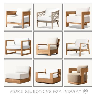 Cina SO1010TW Villa Arredamento esterno Patio in teak moderno Set con divano Set in vendita