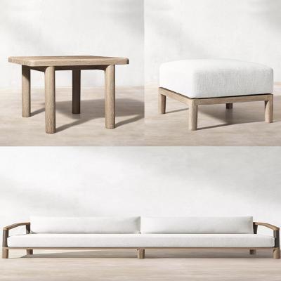 Cina SO1012TW-RA Cornice in legno di teak Moderno mobili da esterno Set per giardino in vendita