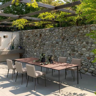 Cina Sedia da patio da giardino esterno con corda di rotino per hotel Arredamento di funzione Villa Giardino cortile in vendita