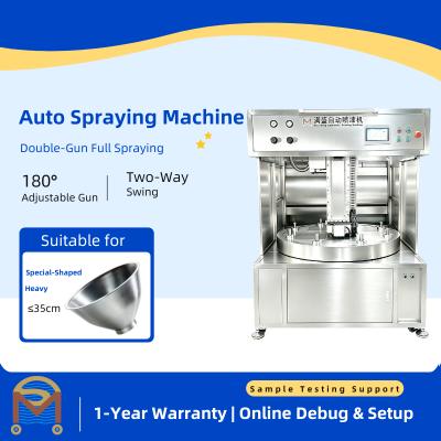 China Intelligent Coating Equipment, Automatic Spray Painting Machine for Metal Lampshade Surface Coating for sale
