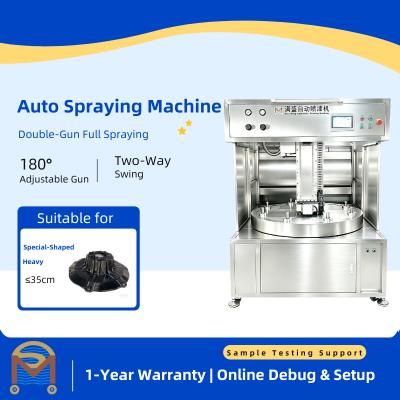 China Intelligent Coating Equipment, Automatic Spray Painting Machine for Metal Lampshade Surface Coating for sale