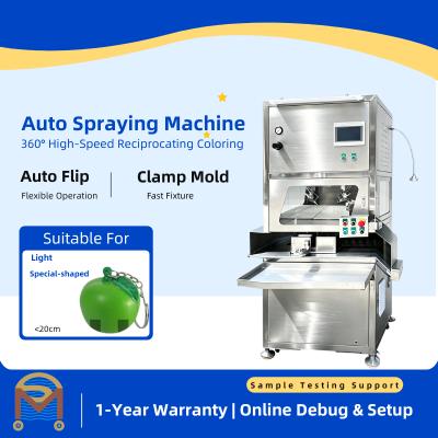 China Automatic Spray Painting Machine, Coating Equipment for Plastic Green Apple Toy Surface Spraying for sale