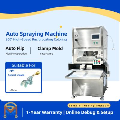 China Automatic Spray Painting Machine, Coating Equipment for Glass Pendant Surface Spraying Finishing for sale