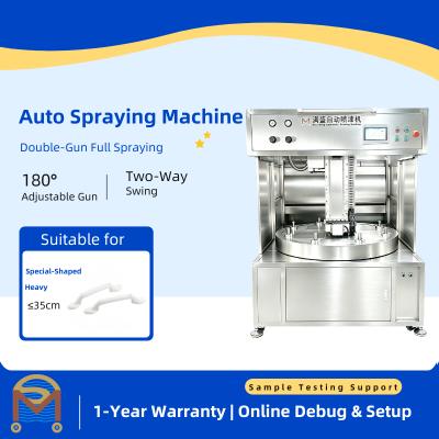 China Automatic Spray Painting Machine, Coating Equipment for Wooden Door Handle Surface Spraying for sale