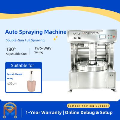 China Automatic Spray Painting Machine, Coating Equipment for Nail Polish Bottle Surface Spraying for sale
