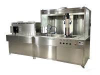 China Automated Coating System | Precision Spraying Device for Aroma Diffuser Glass Bottles for sale