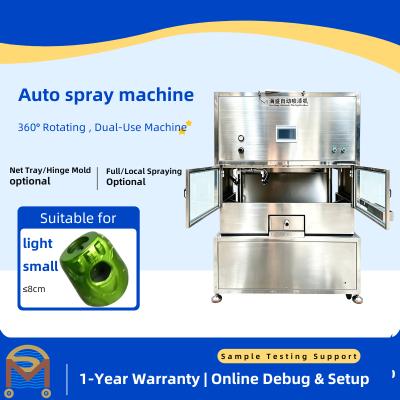 China 500X7 Automatic Spray Painting Machine 7-Axis Dual Gun Coating Equipment for Plastic Toy Surface Spraying 500mm Range for sale