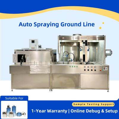 China 400X5 Automatic Spray Painting Machine, Coating Equipment for Cosmetic Glass Bottles Spraying for sale