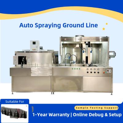 China 18.5 Mini Line 4-Axis Servo Spraying Machine with 360-Degree Workpiece Rotation for sale