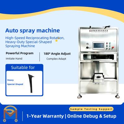 China Shoe Edge Spray Coating Machine 8-Axis Automatic System for Shoe Heel Surface Painting for sale