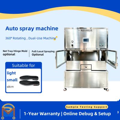 China Shoe Edge Spray Coating Machine Automatic Rotary System for Shoe Sole Surface Painting for sale
