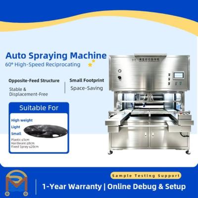 China 600X5B Five Axis 360 Degree Rotating Dual Gun Spray Coating Machine for Ceramic Parts for sale