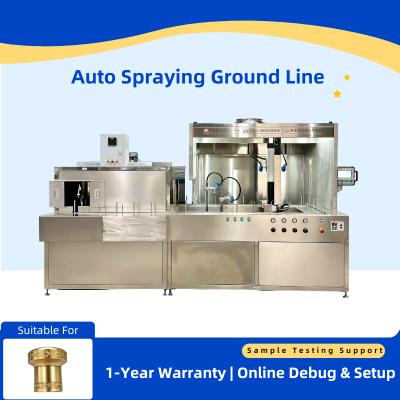 China Automated Coating System | Precision Spraying Equipment for Wine Bottle Caps for sale