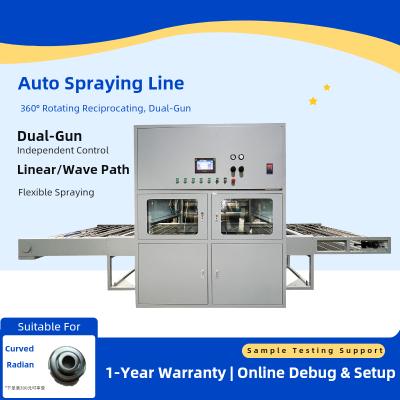 China Automatic Spray Coating Machine for Mini Automotive Spare Parts Surface Spraying Treatment for sale